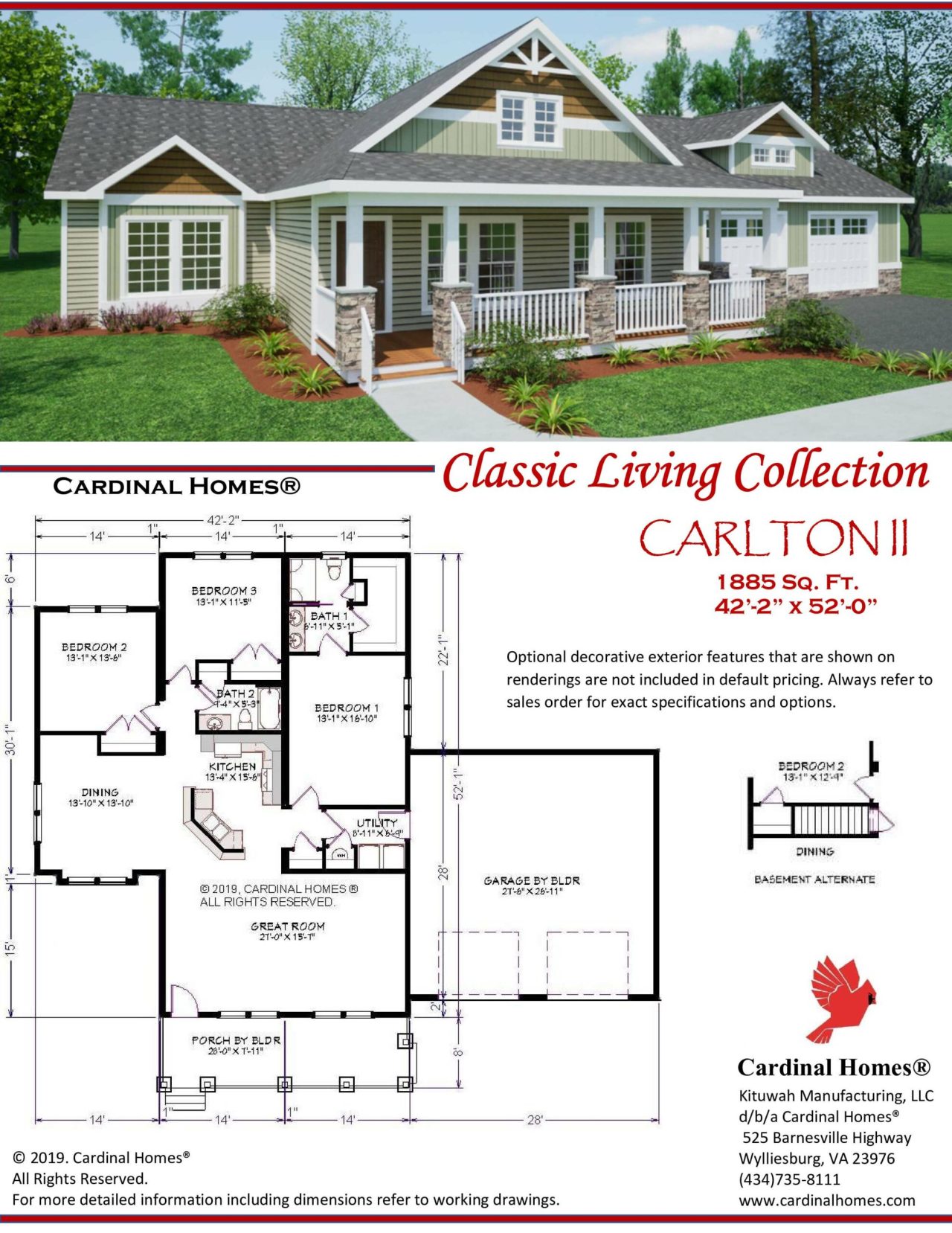 Carlton II | Cardinal Homes®