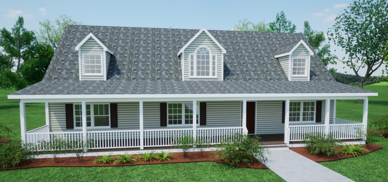 Oakton II Elevation B | Cardinal Homes®