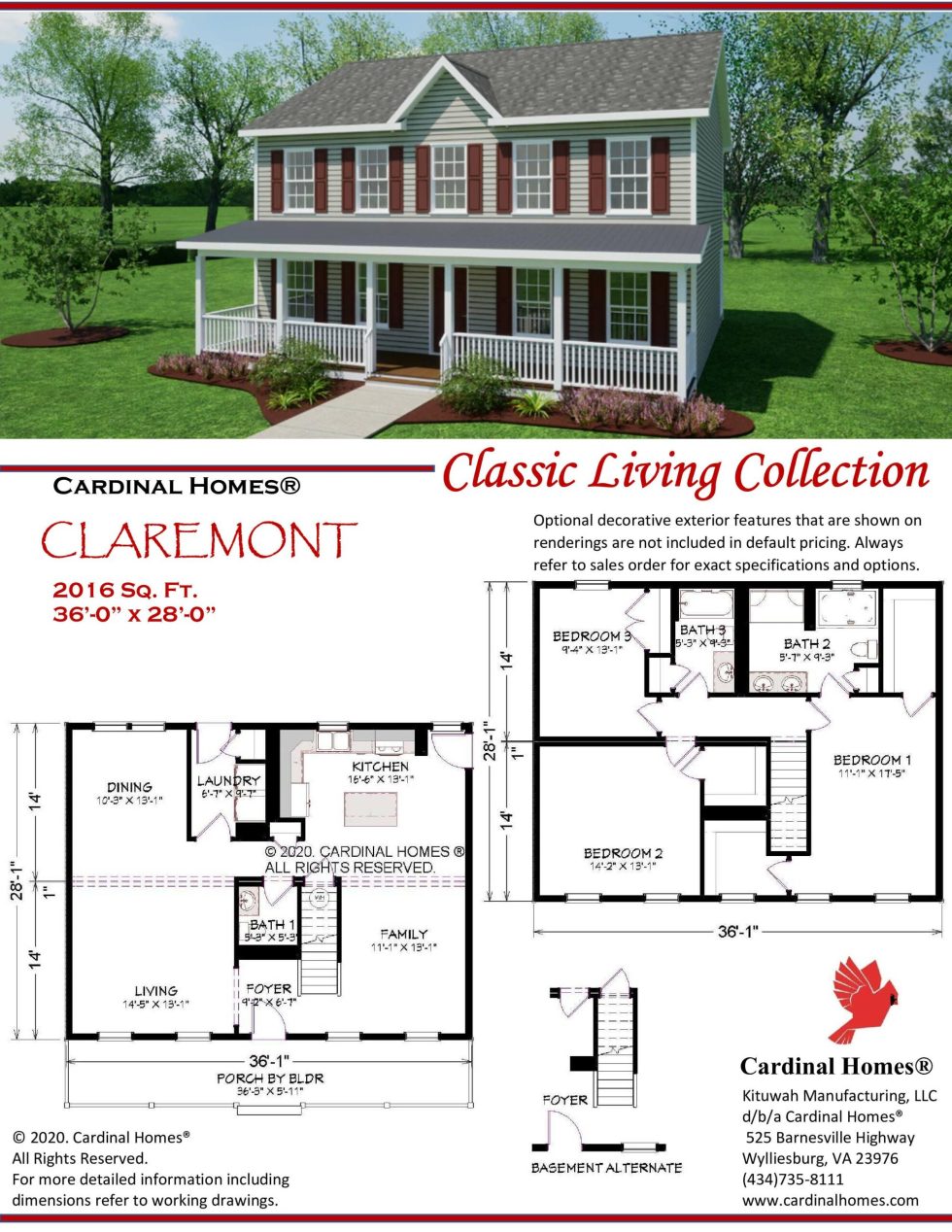Claremont | Cardinal Homes®