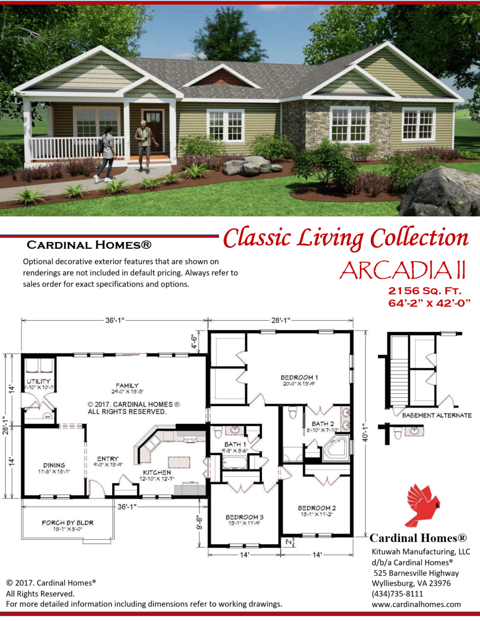 Arcadia II | Cardinal Homes®